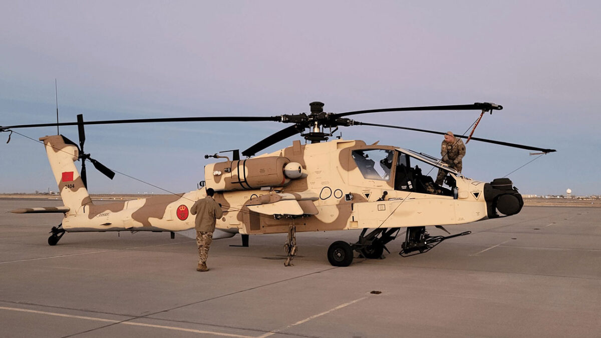 Morocco Receives First Set of U.S. AH-64 Apache Attack Helicopters ...